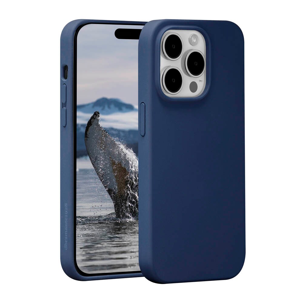 dbramante1928 Monaco Handy-Cover für Apple iPhone 15 Pro pazifikblau ...