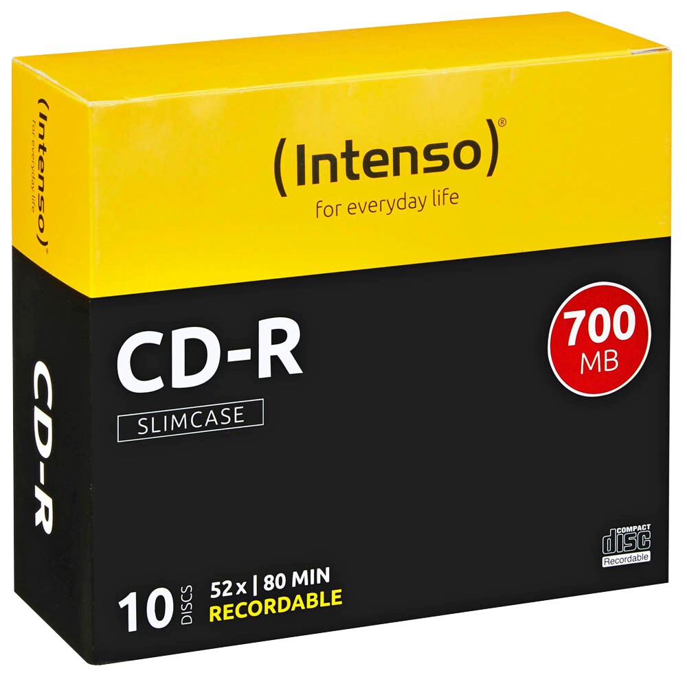 10 Intenso CD-R 700 MB | office discount