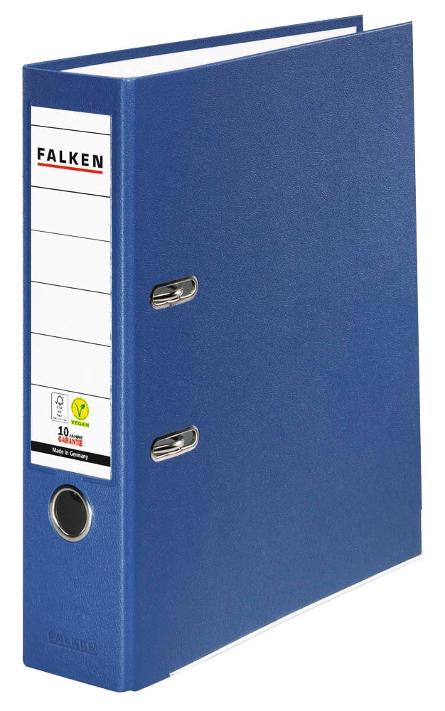 FALKEN Color Ordner blau Kunststoff 8,0 cm DIN A4, 1 St. | office discount