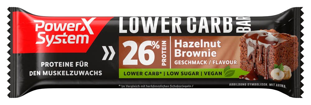 Power System LOWER CARB BAR 26% Proteinriegel 1 Riegel | office discount