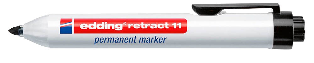edding retract 11 Permanentmarker schwarz 1,5 - 3,0 mm, 1 St. | office ...