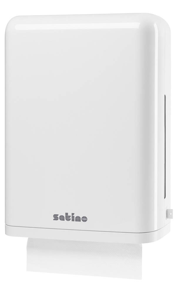 Satino Papierhandtuchspender PT3 System 331010 weiß Kunststoff, 1 St ...