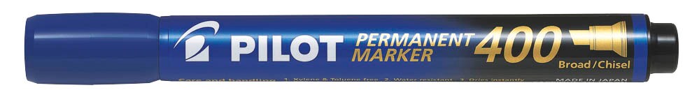 PILOT 400 Permanentmarker blau 1,0 - 4,0 mm, 1 St. | office discount