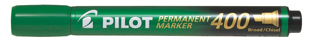 PILOT 400 Permanentmarker grün 1,0 - 4,0 mm, 1 St. | office discount