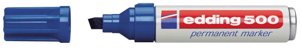 edding 500 Permanentmarker blau 2,0 - 7,0 mm, 1 St. | office discount