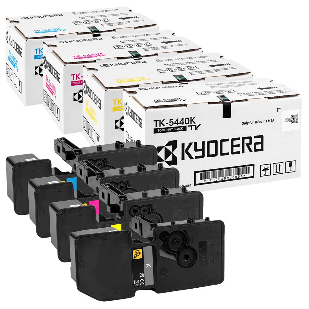 KYOCERA TK-5440K/C/M/Y schwarz, cyan, magenta, gelb Toner, 4er-Set | office discount