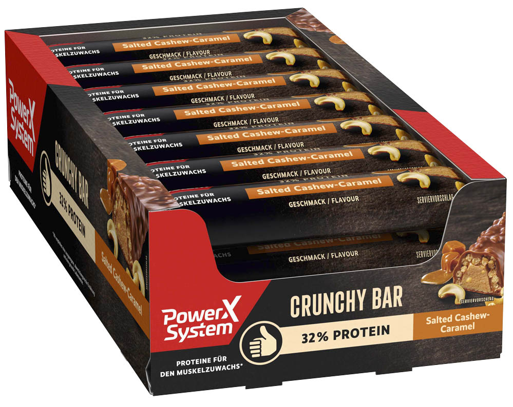 Power System CRUNCHY BAR 32 % Proteinriegel 21 St. | office discount