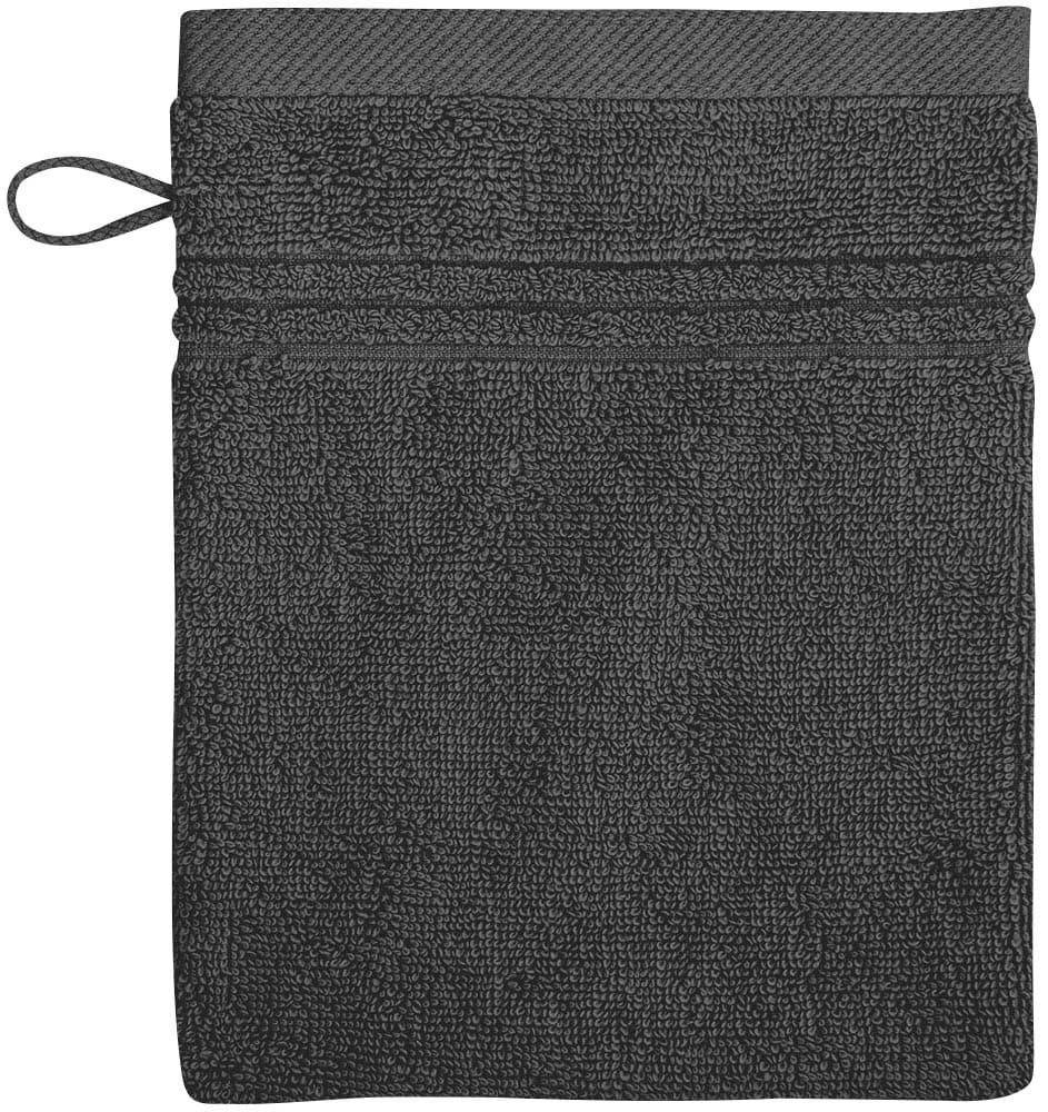 Dyckhoff Waschlappen Nature anthrazit 16 x 21 cm, 6 St. | office discount