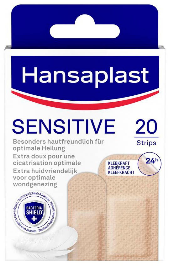 Hansaplast Pflaster SENSITIVE 48495 hellbeige, 20 St. | office discount