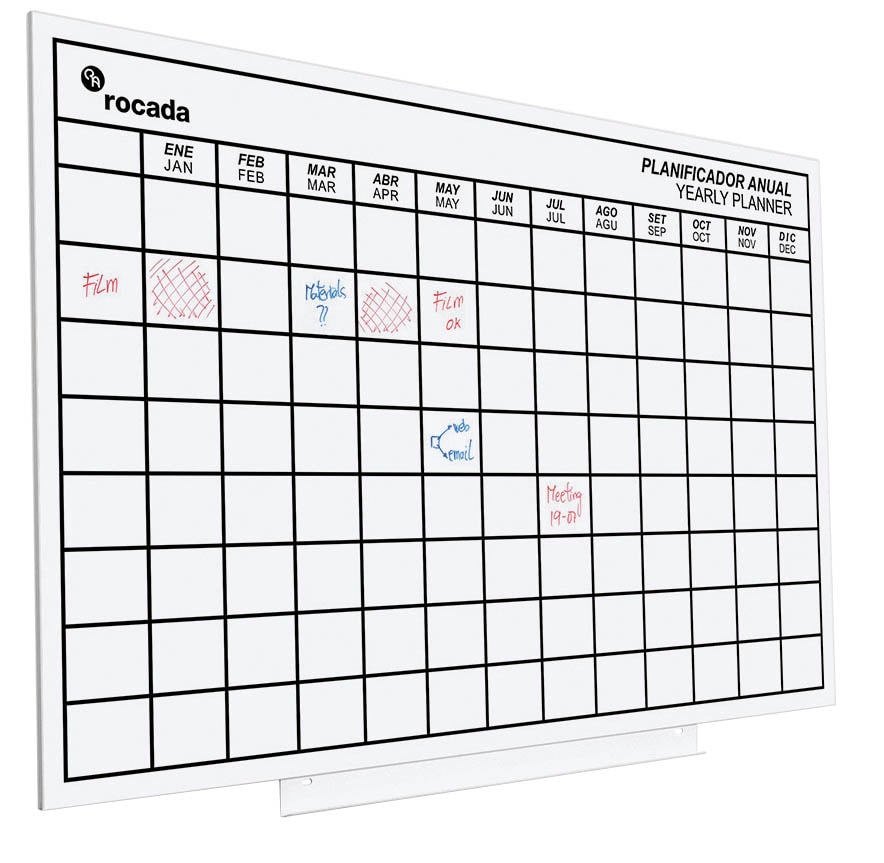 rocada Whiteboard Skin 75,0 x 115,0 cm weiß Stahl | office discount