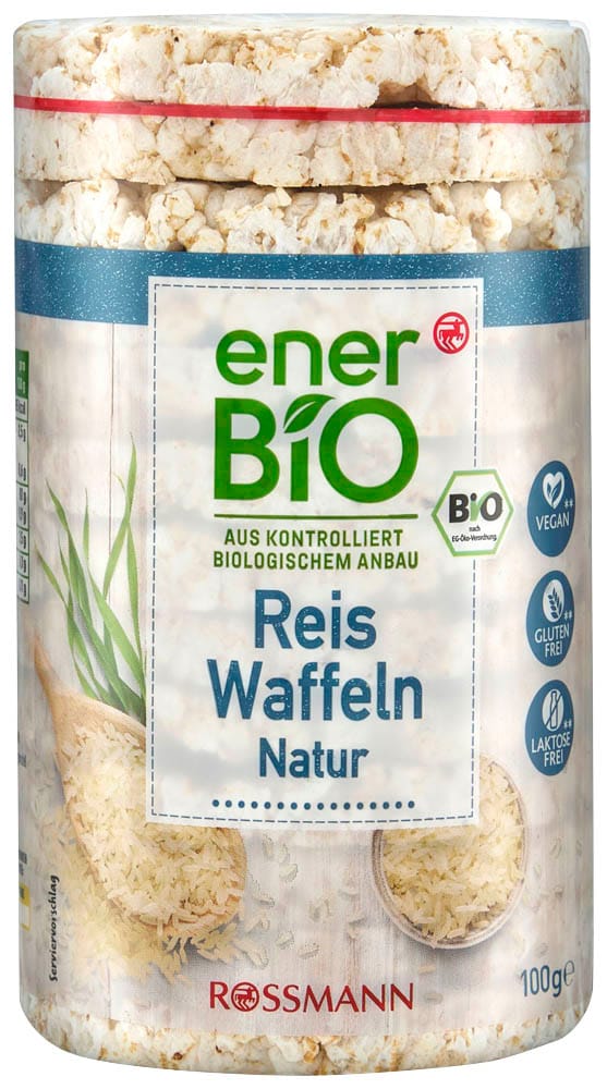 enerBiO Bio Natur Reiswaffeln 100,0 g, 1 St. | office discount
