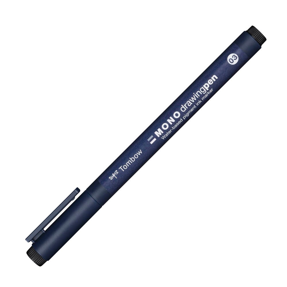 Tombow MONO drawing pen 03 Fineliner schwarz 0,35 mm, 1 St. | office ...