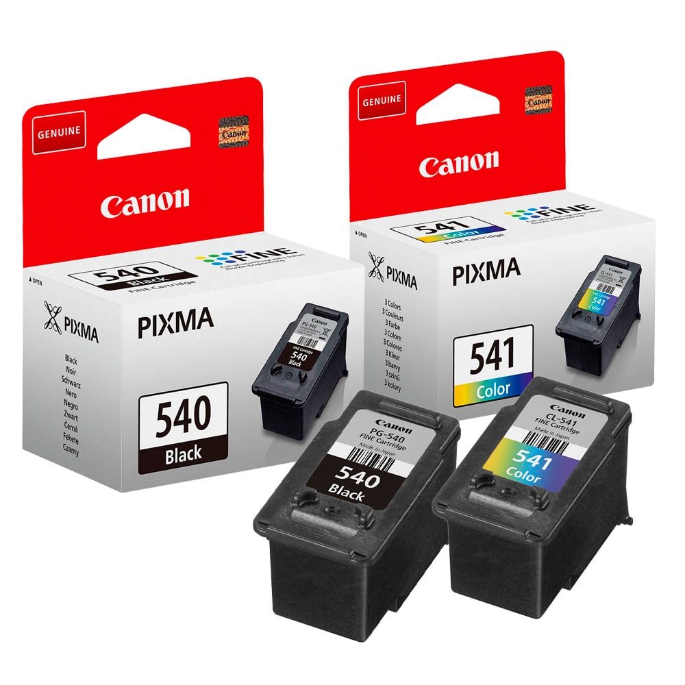 Canon PG-540 + CL-541 schwarz, color Druckköpfe, 2er-Set | office discount