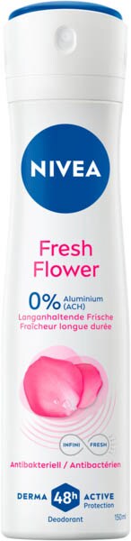 NIVEA Fresh Flower Deo-Spray 150,0 ml | office discount