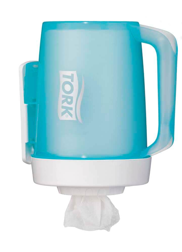 TORK Putztuchspender Mini M1 658002 weiß, türkis Kunststoff, 1 St ...