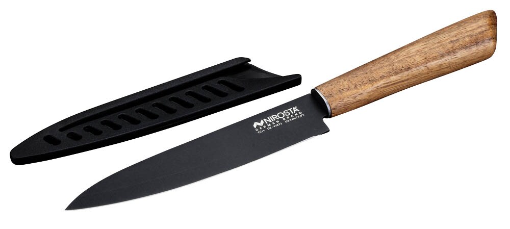 NIROSTA Küchenmesser Flow Fair schwarz, Klinge: 13,5 cm, 1 St. | office ...