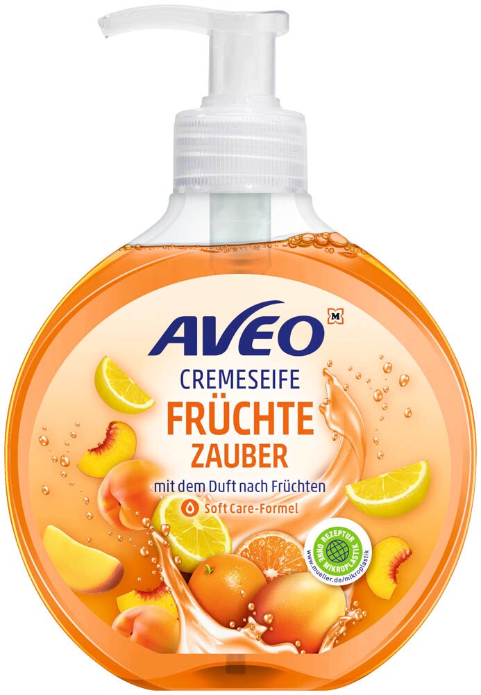 AVEO CREMESEIFE FRUECHTEZAUBER Flüssigseife im Spender 500 ml | office ...