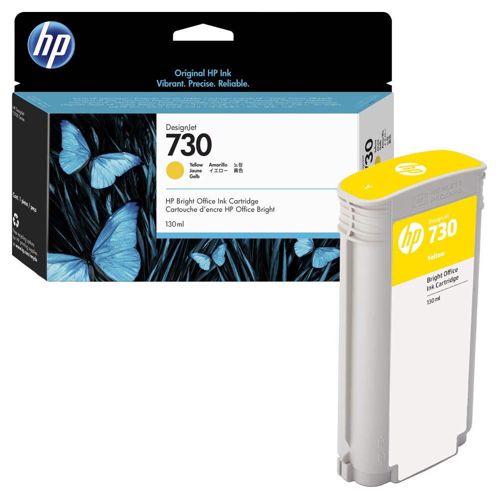 HP 730 (P2V64A) gelb Druckerpatrone | office discount
