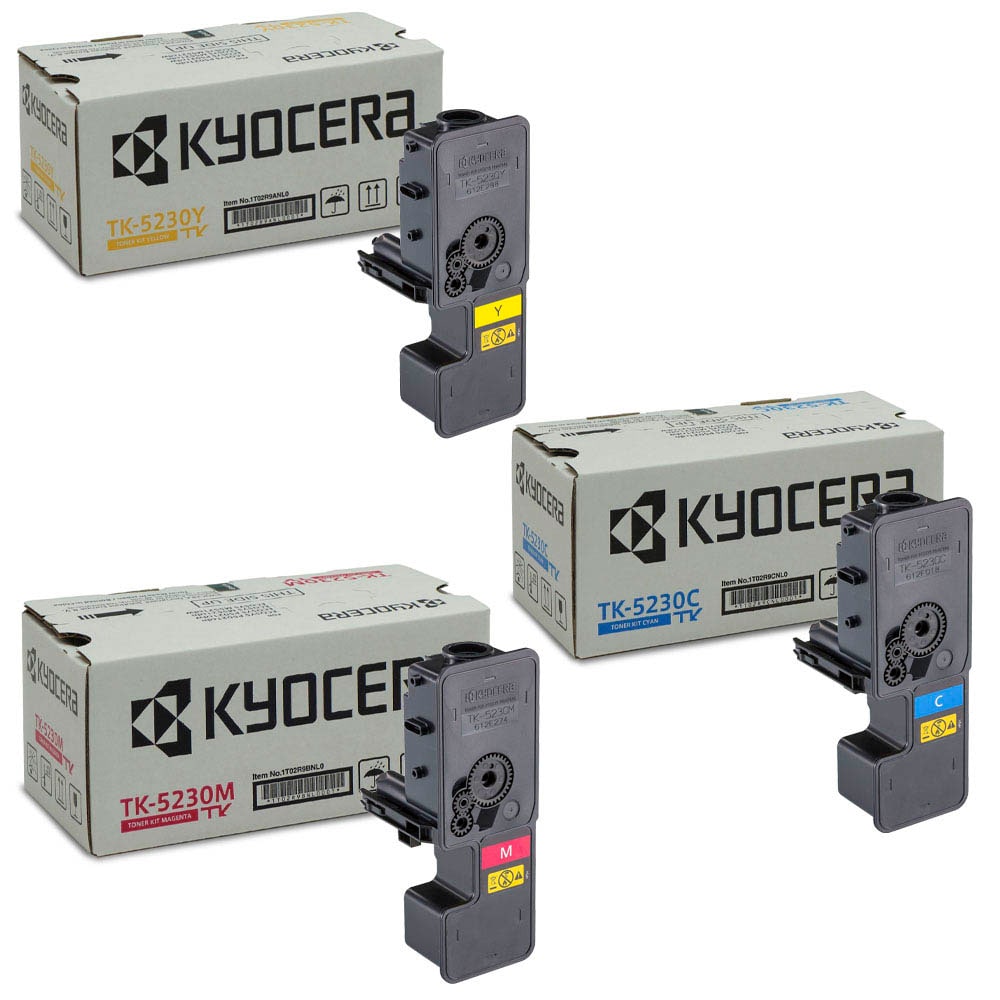 KYOCERA TK-5230C/M/Y cyan, magenta, gelb Toner, 3er-Set | office discount