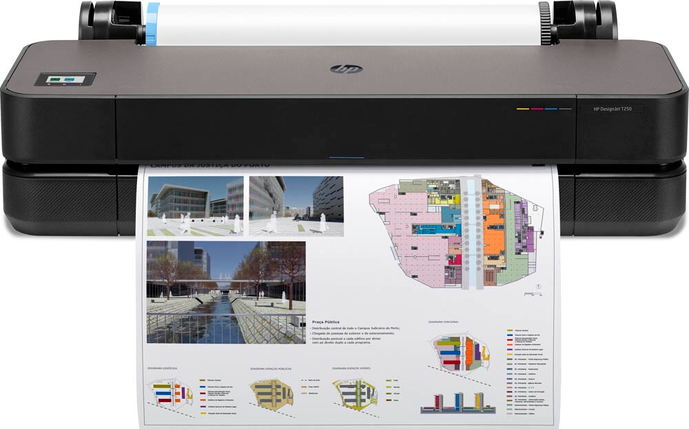 AKTION: HP DesignJet T250 610 mm (24 Zoll) 2025 Edition Plotter mit 200 ...