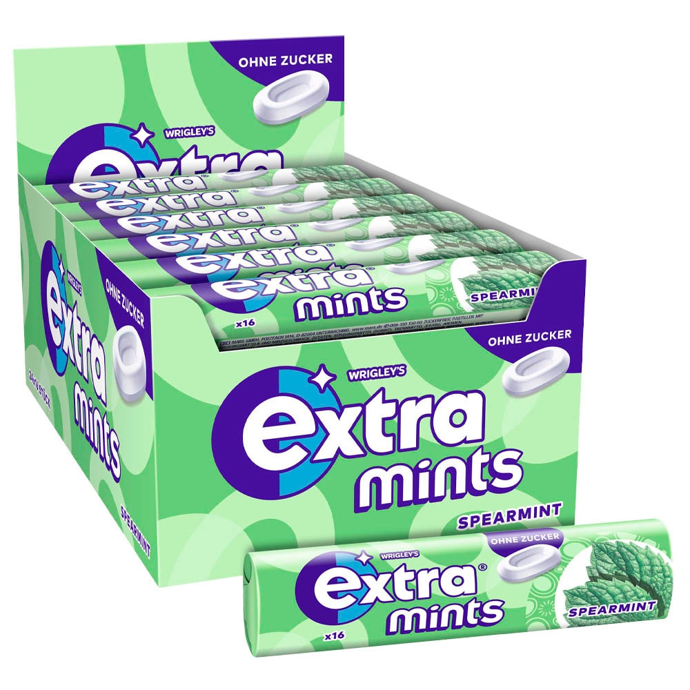 extra® mints Bonbons 24x 16 Dragees | office discount