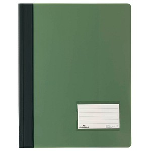 10 DURABLE Schnellhefter DURALUX Kunststoff grün DIN A4 überbreit | office discount