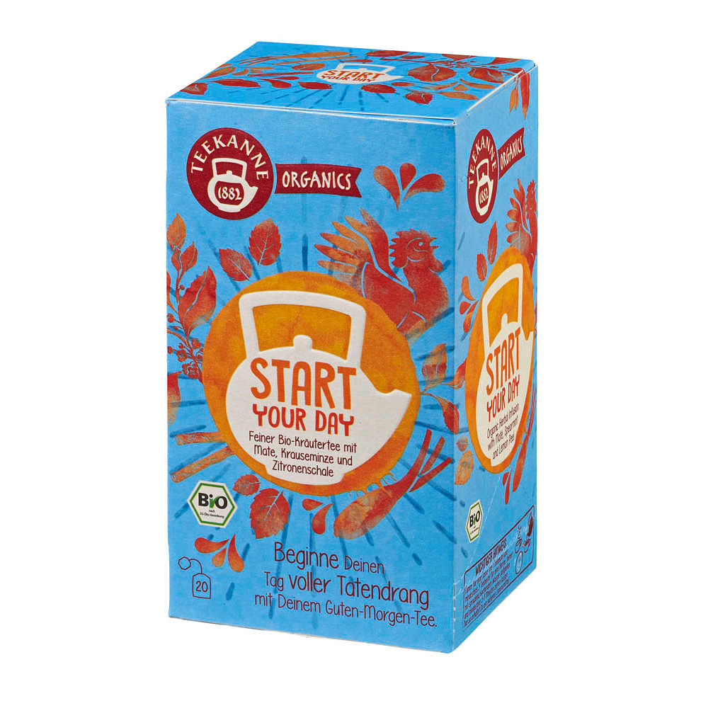 TEEKANNE ORGANICS. START YOUR DAY Bio-Tee 20 Portionen | office discount TEEKANNE ORGANICS. START YOUR DAY Bio-Tee 20 Portionen | office discount