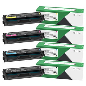 AKTION: Lexmark C3220K0/C0/M0/Y0 schwarz, cyan, magenta, gelb Toner ...