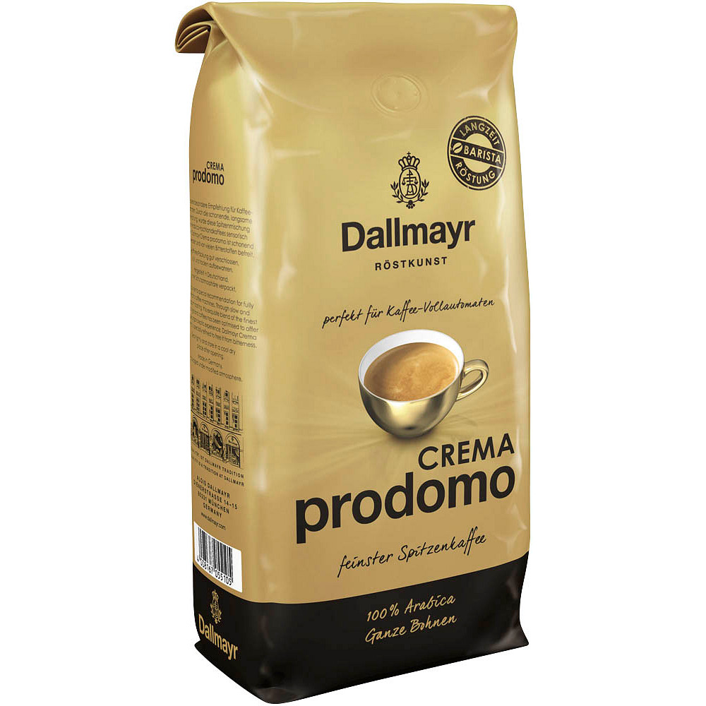 Dallmayr CREMA prodomo Kaffeebohnen 1,0 kg | office discount
