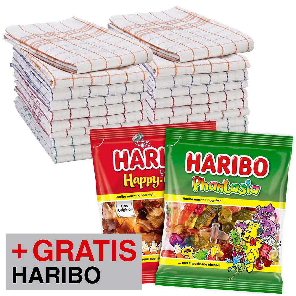 AKTION: franz mensch Geschirrtücher farbsortiert 50,0 x 70,0 cm, 20 St ...