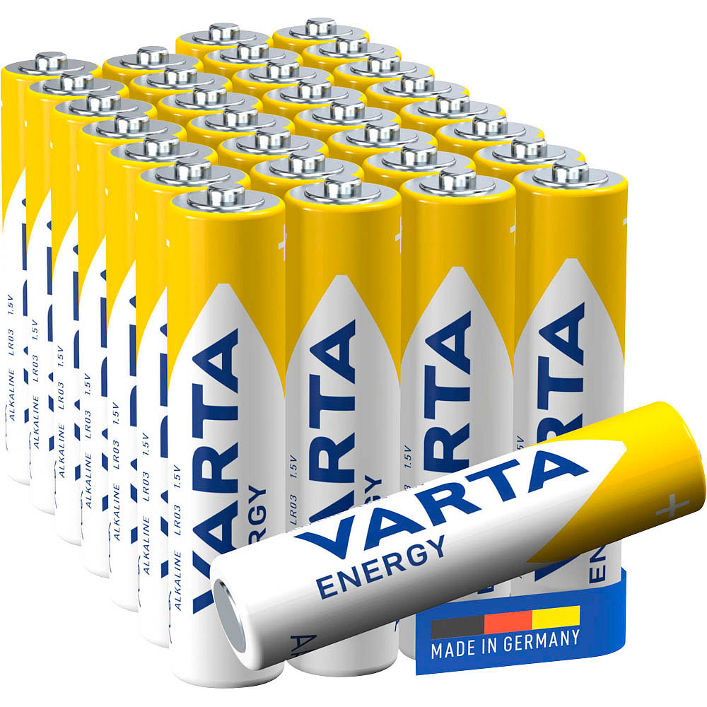30 VARTA Batterien ENERGY Micro AAA 1,5 V | office discount